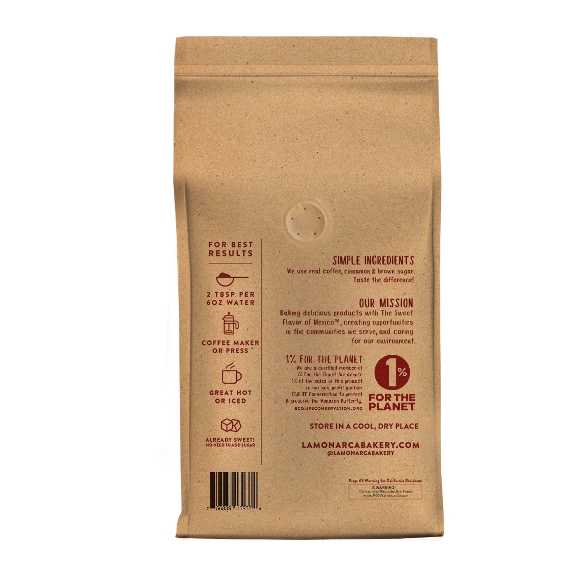 Cafe de Olla Mexican Coffee with Cinnamon & Brown Sugar– La Monarca Bakery