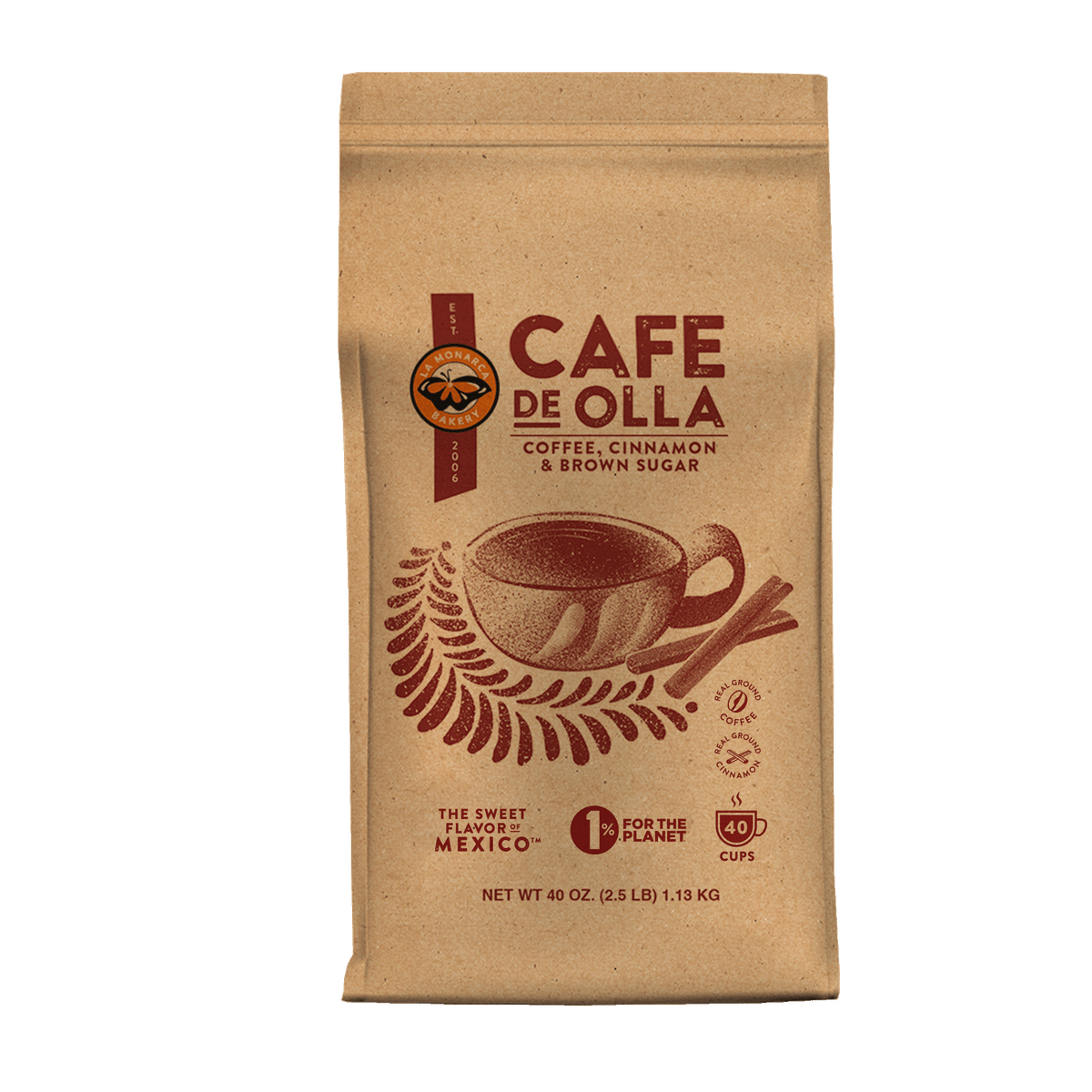 Cafe de Olla Mexican Coffee with Cinnamon & Brown Sugar– La Monarca Bakery